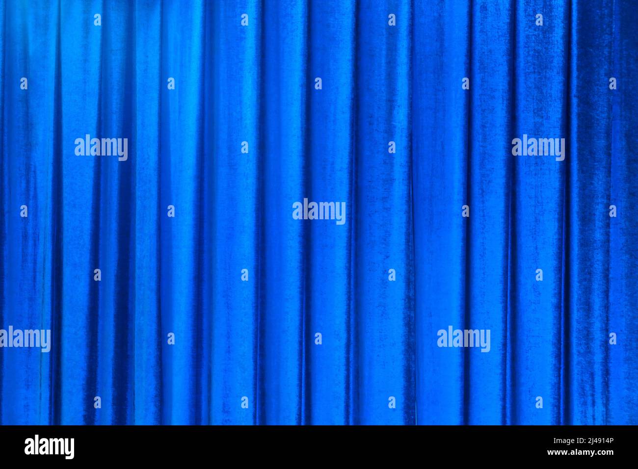 Blue curtain background. Stage theater show cinema broadway comedy ...