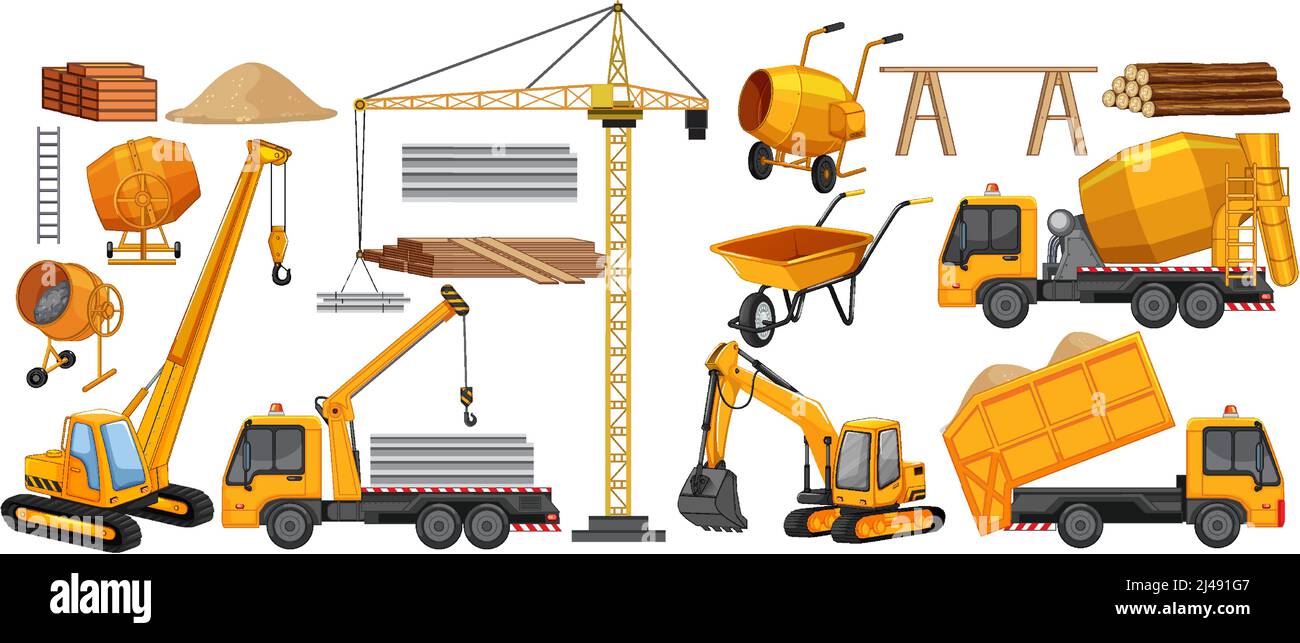 Scaffolding tools construction site Stock Vector Images - Alamy