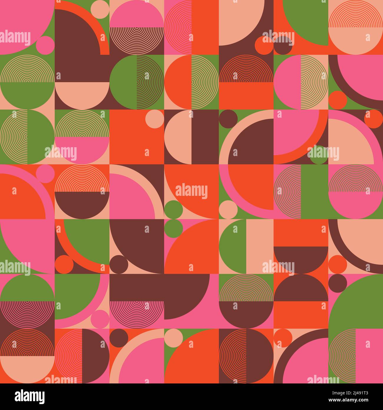 Abstract pattern graphics design inspired by modernism aesthetics arts ...