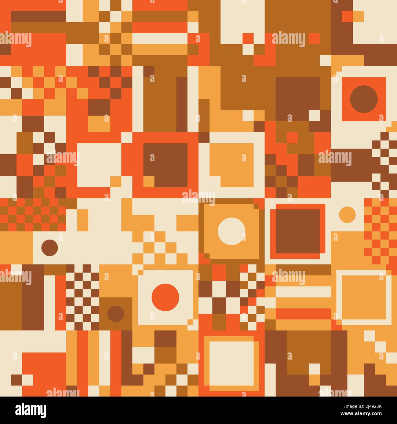 Minimal Art inspired vector pattern artwork made with abstract geometry ...