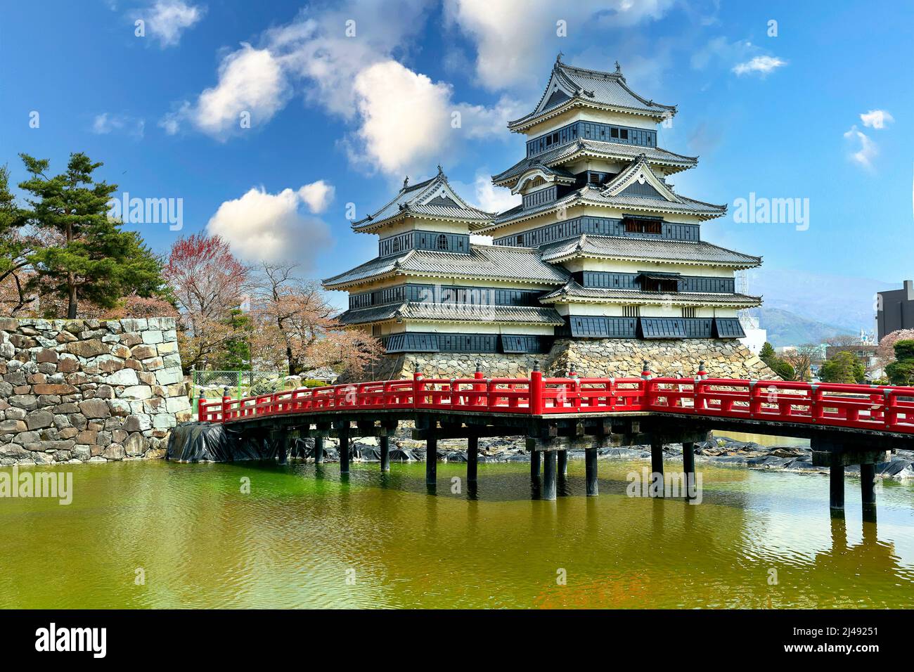 Japan. Matsumoto Castle Stock Photo - Alamy