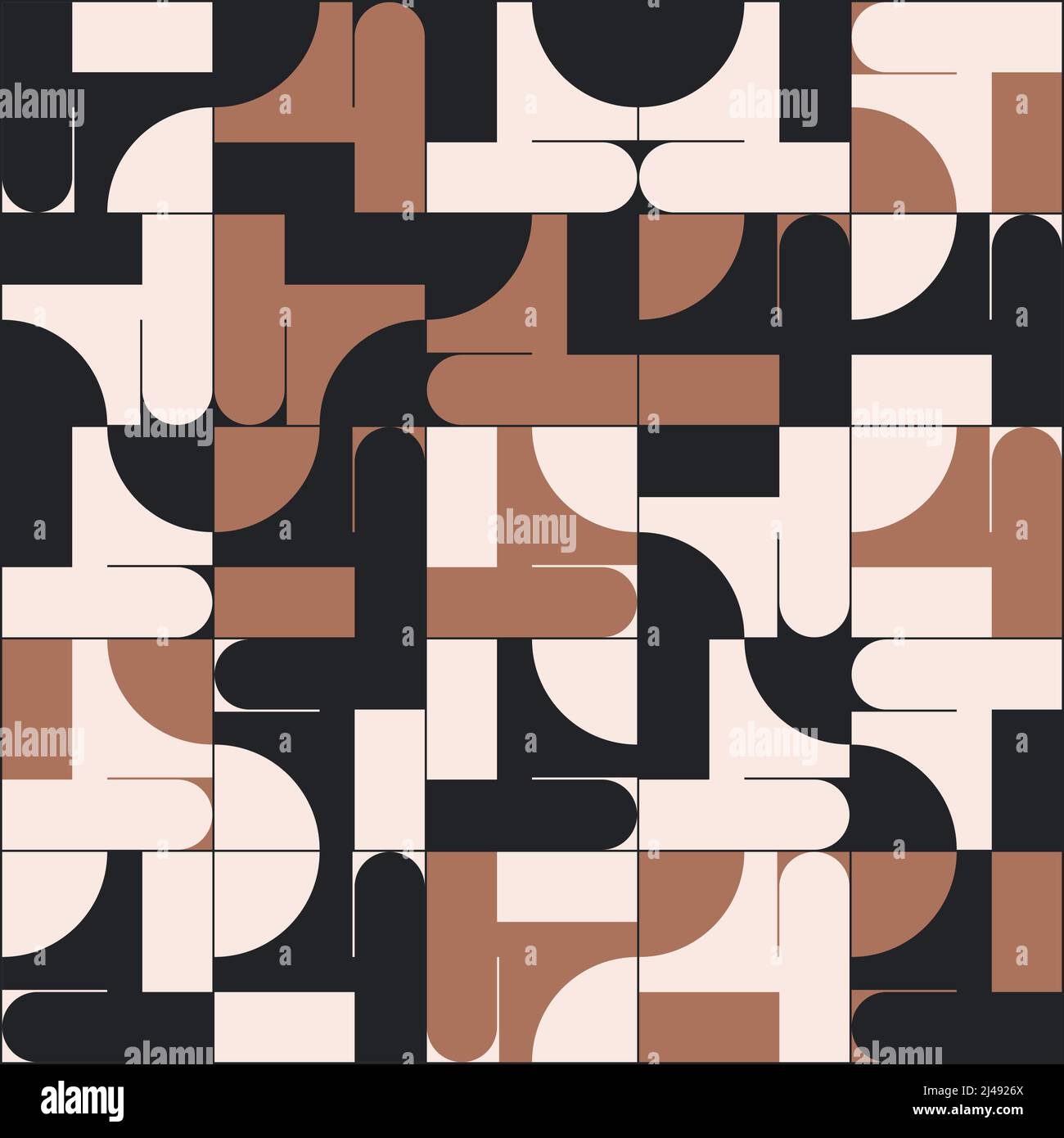 Abstract pattern graphics design inspired by postmodern aesthetics arts ...