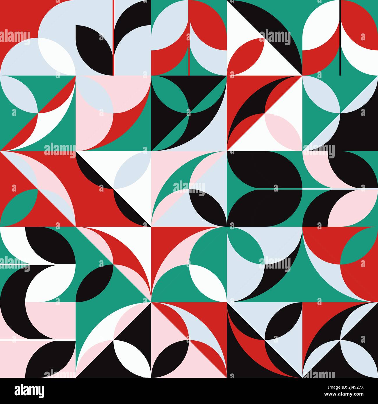 Decorative Art inspired by Mid Century movement design made with ...