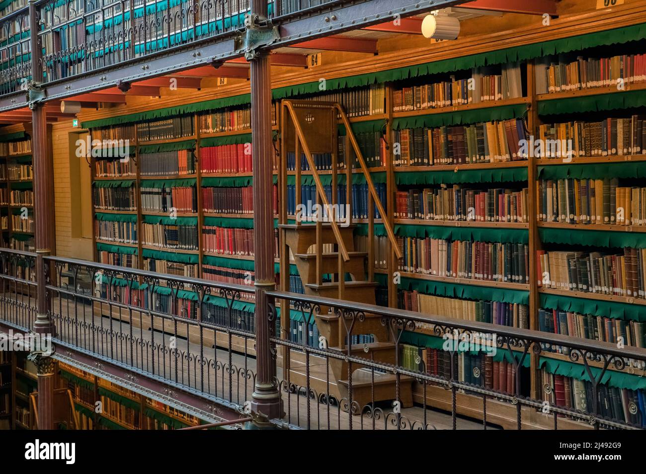 Historical Library At The Rijksmuseum Amsterdam The Netherlands 6-4 ...