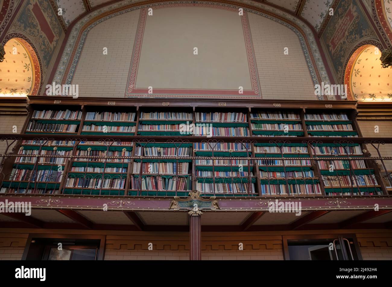 Historical Library At The Rijksmuseum Amsterdam The Netherlands 6-4 ...