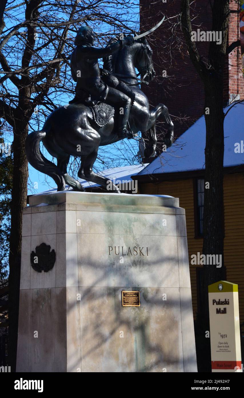 Revolutionary War hero, General Casimir Pulaski is honored with a ...