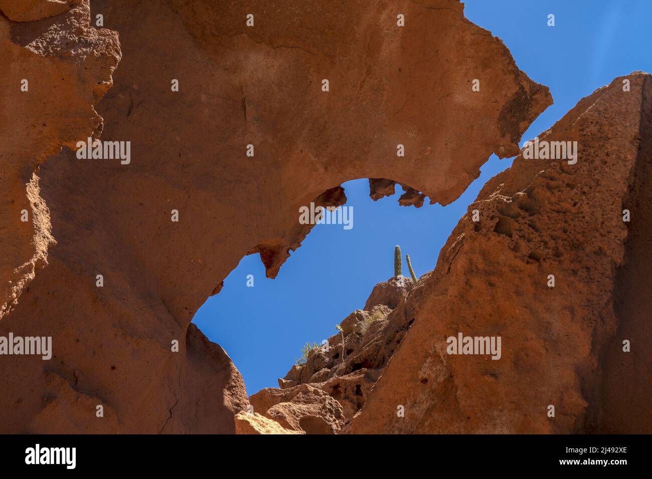 volcano rock and stone baja california sur mexico Stock Photo - Alamy