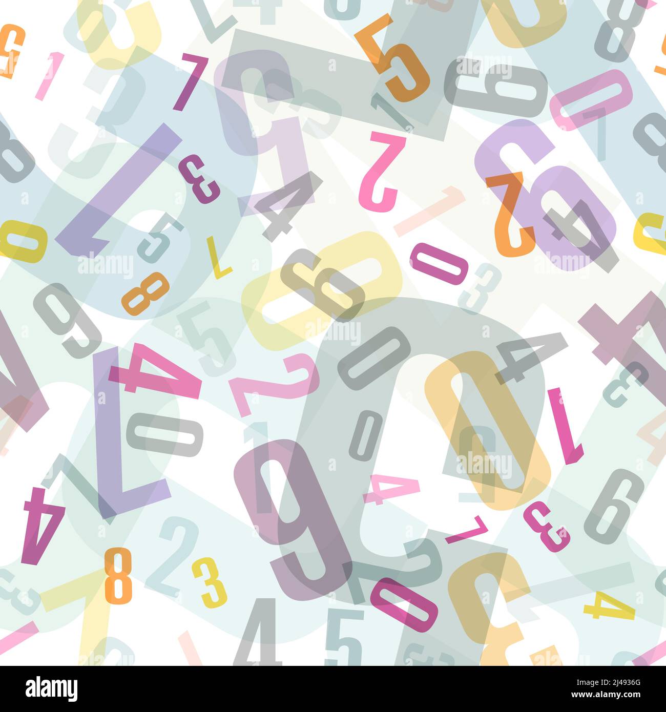 Seamless abstract pattern of their numbers for texture, textiles ...