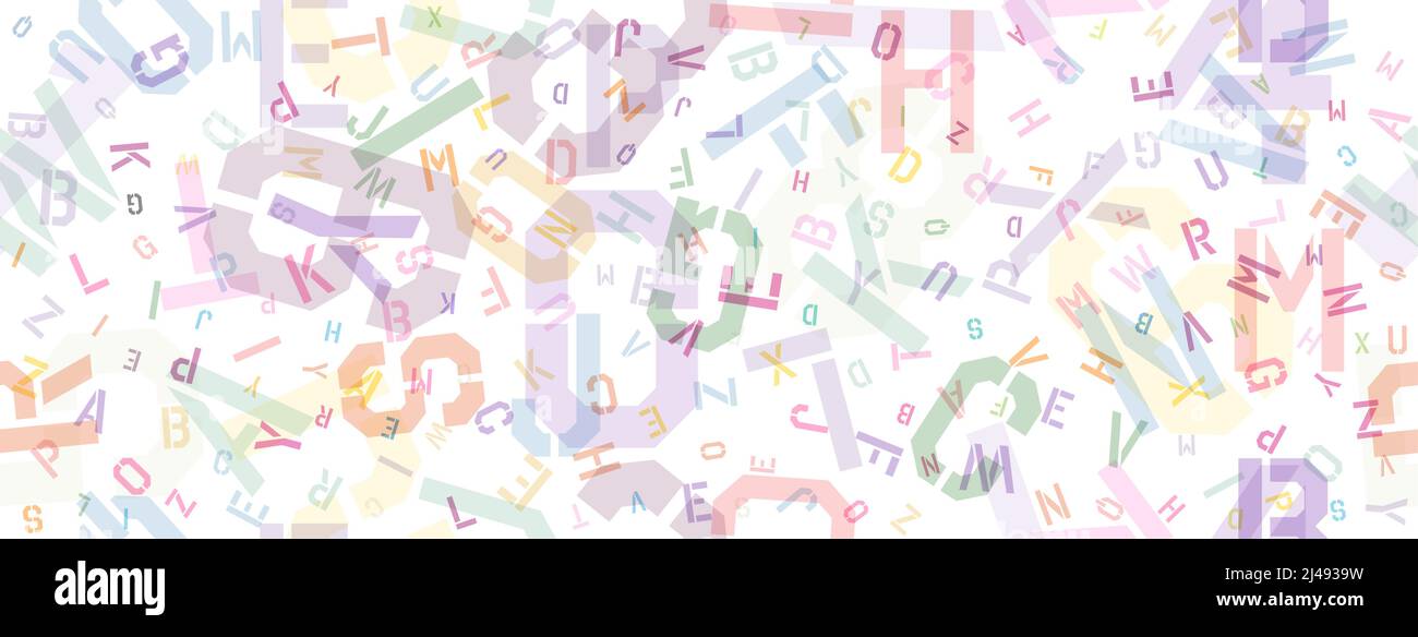 Seamless abstract pattern of their letters and numbers for texture ...