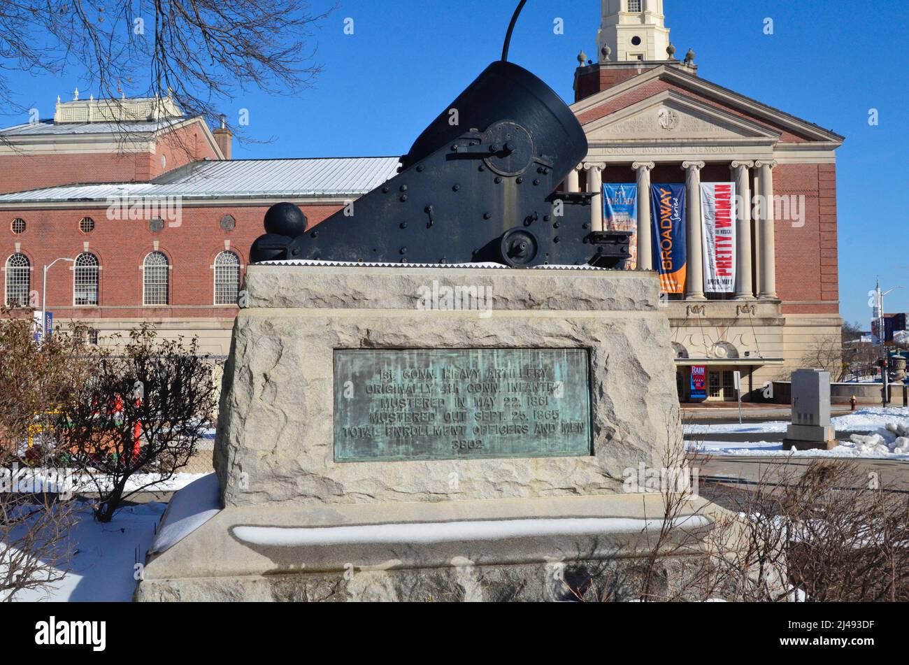 Mortar, used in the Civil War, now resides in front of the ornate ...