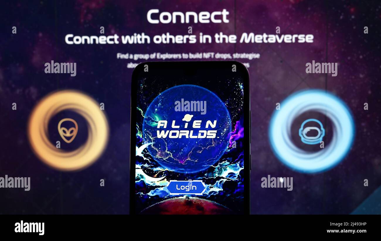 Alien Worlds editorial. Illustrative photo for news about Alien Worlds ...