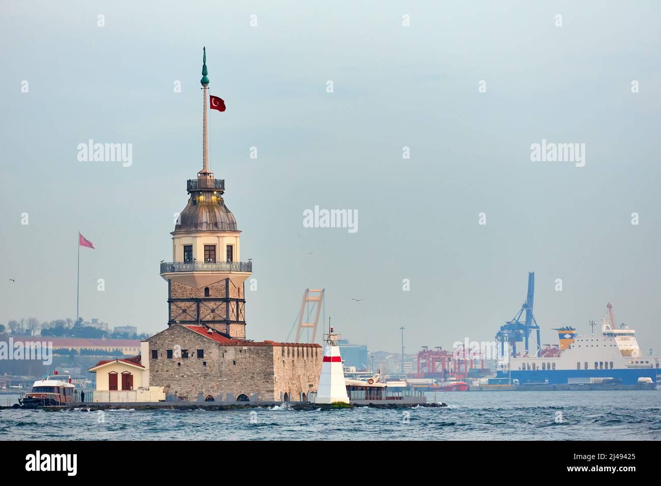 The Maidens Tower. Istanbul, Turkey Stock Photo - Alamy
