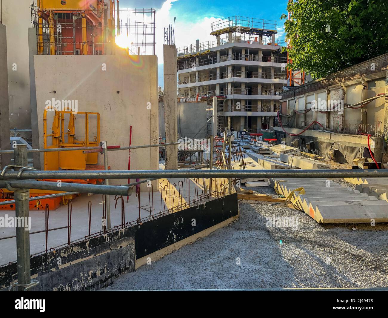 Paris, France, Construction Site, Apartment Building investing, Netter ...
