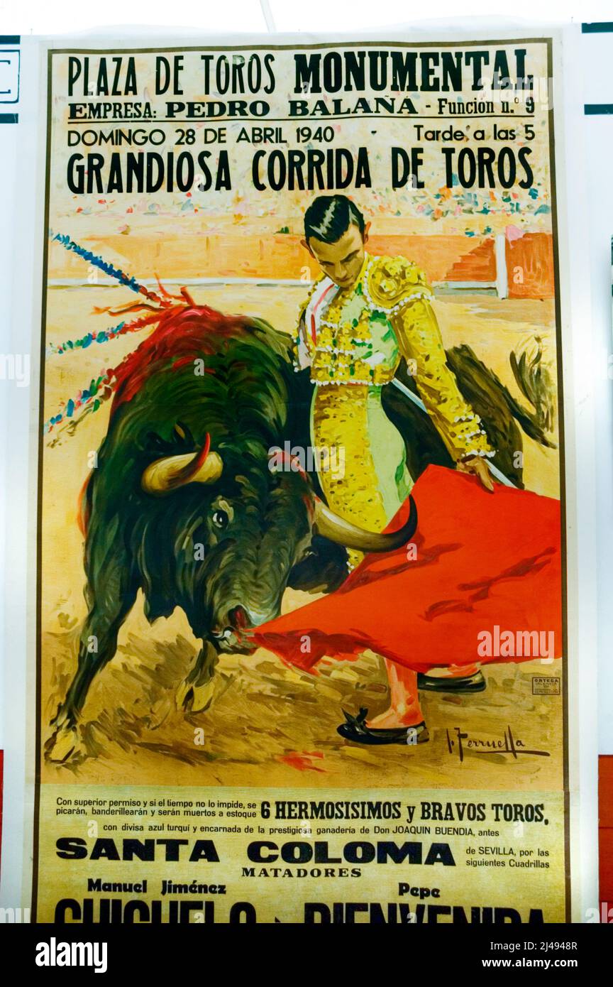 Arles, France -French Advertising Travel Posters on display on Street ...