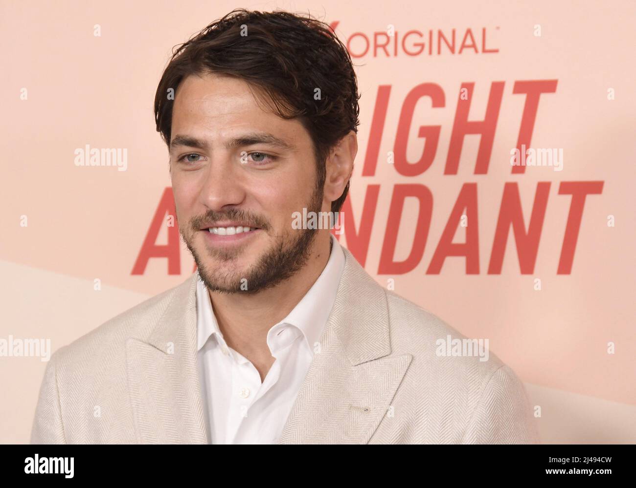 Los Angeles, USA. 12th Apr, 2022. Alberto Frezza arrives at the HBO Max ...