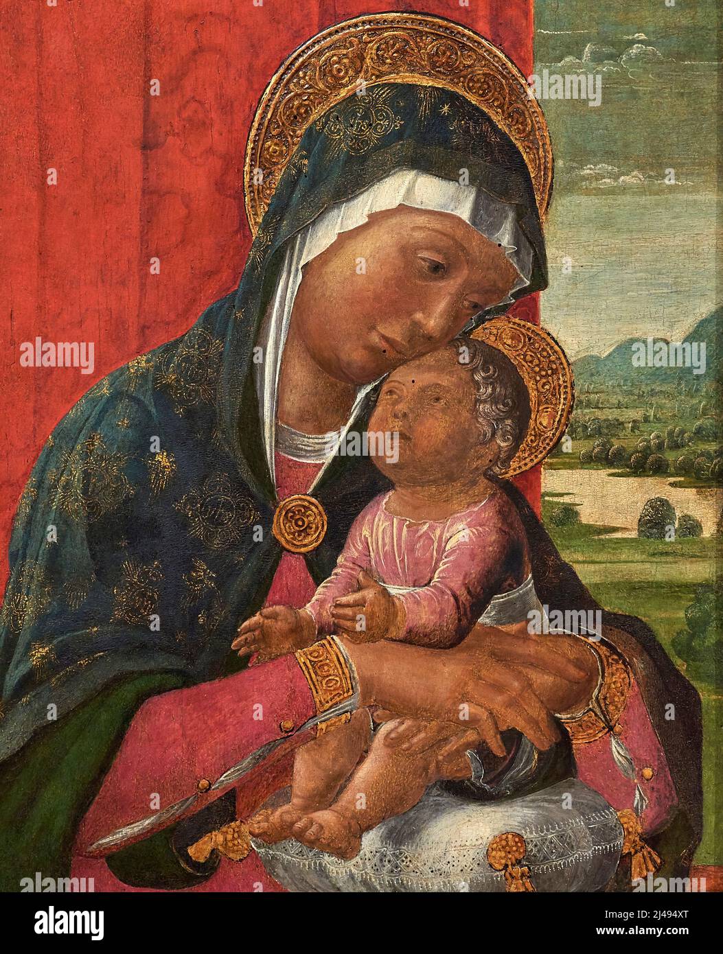 Madonna col Bambino - olio su tavola - Jacopo da Montagnana - 1490 ...