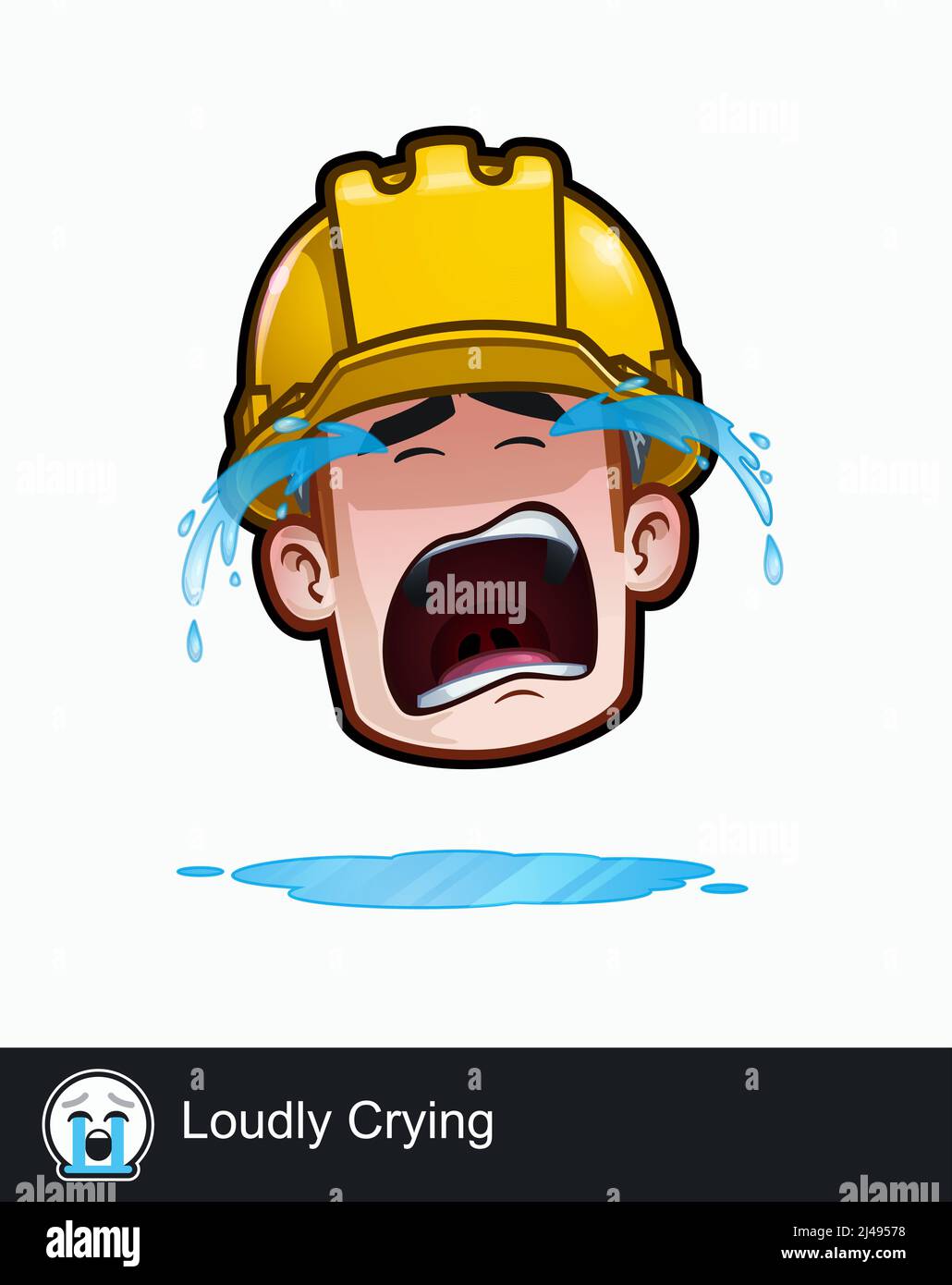 Moaning face Stock Vector Images - Alamy