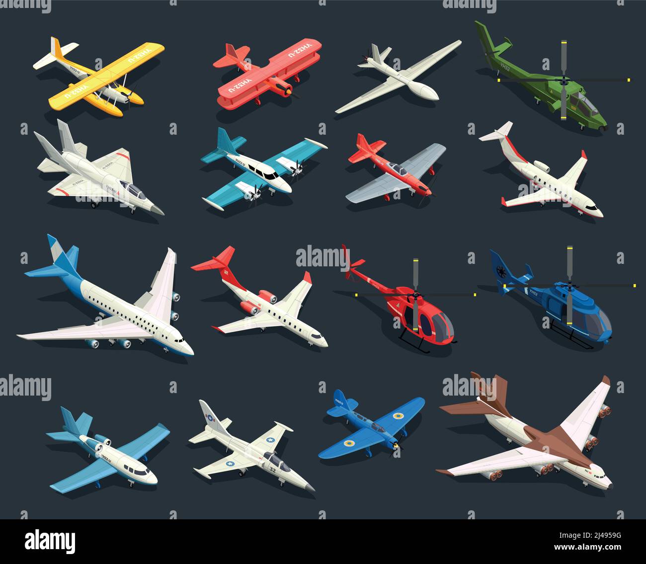 Fuselage and wing design Stock Vector Images - Alamy