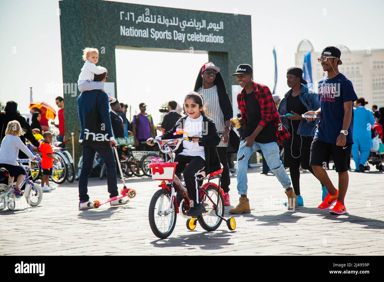 Doha ,Qatar-February 14,2016 : Cultural diversity festival in Katara ...
