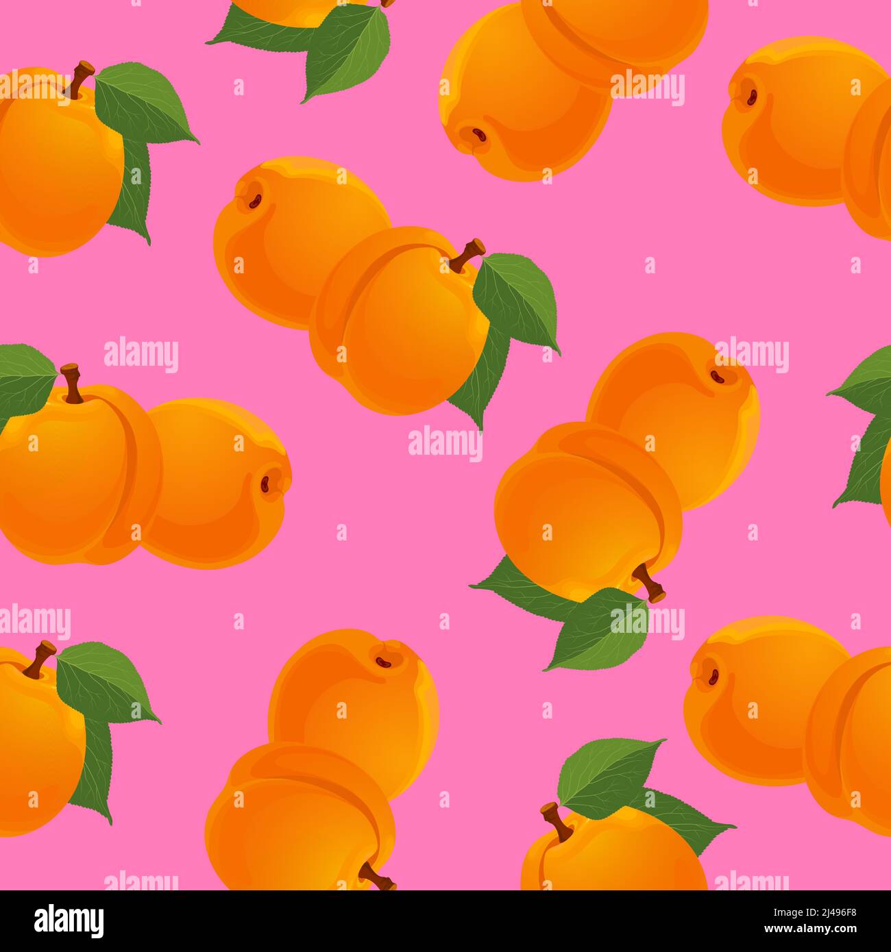Orange peach fabric textile Stock Vector Images - Alamy