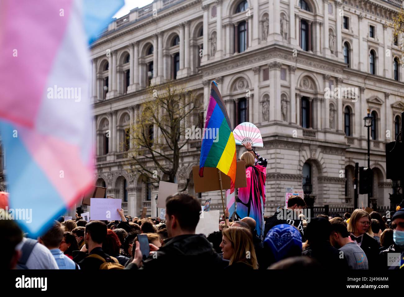 “Ban conversion therapy for all“ - The Trans Rights Protest London ...