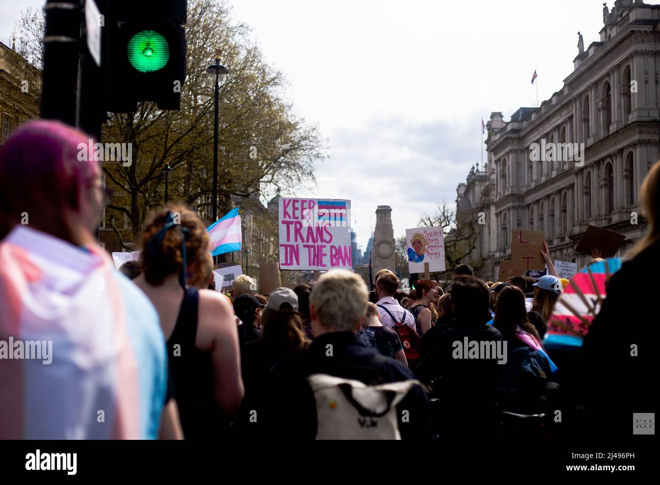 “Ban conversion therapy for all“ - The Trans Rights Protest London ...