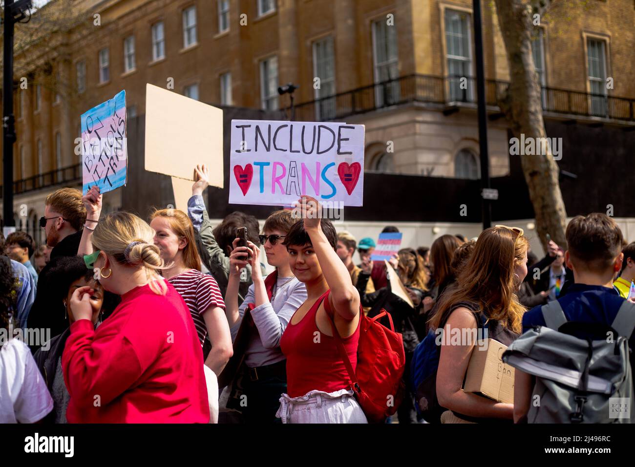 “Ban conversion therapy for all“ - The Trans Rights Protest London ...