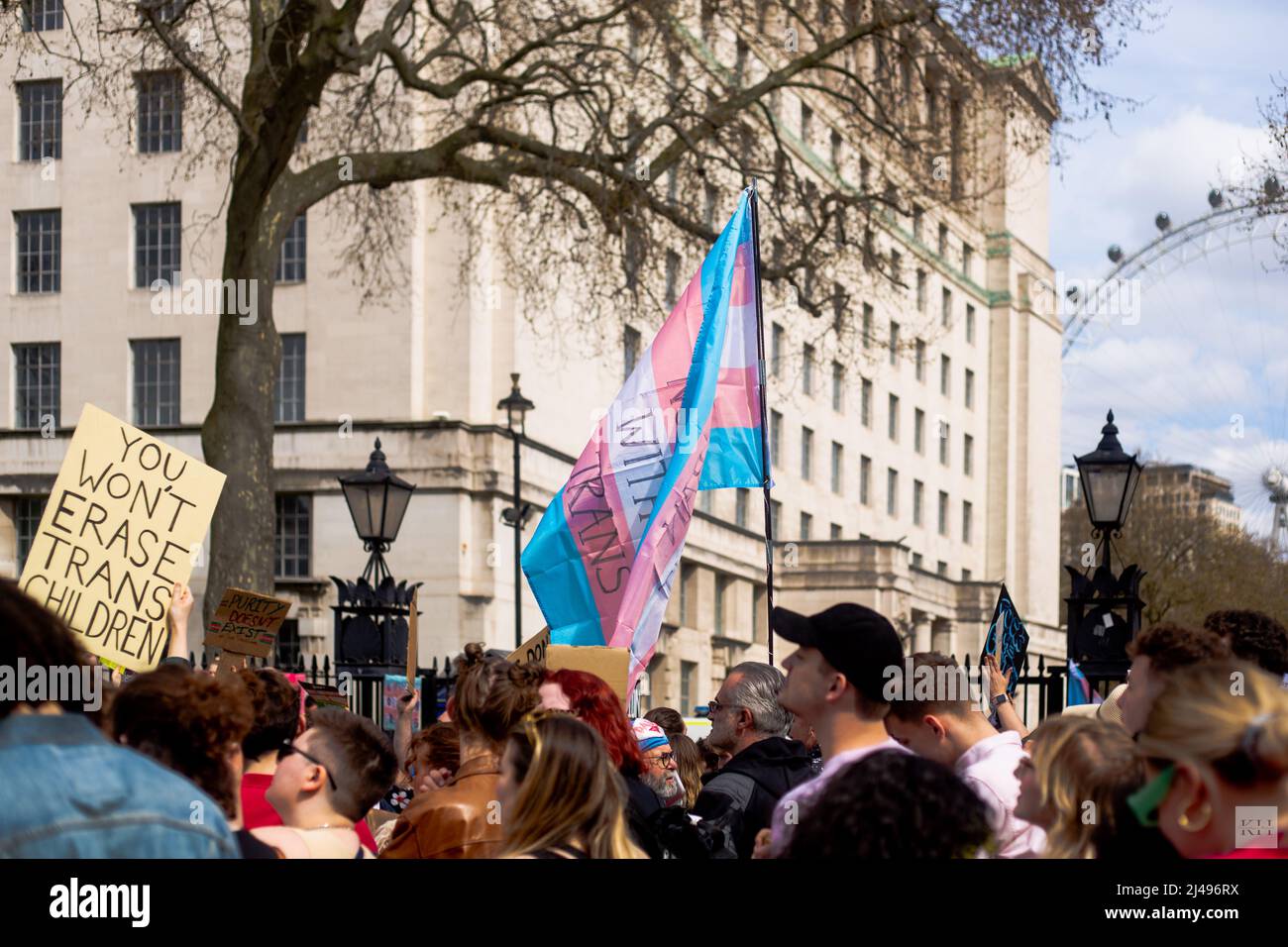 “Ban conversion therapy for all“ - The Trans Rights Protest London ...