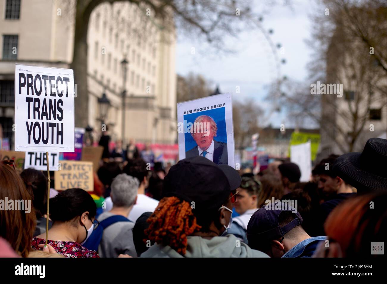 “Ban conversion therapy for all“ - The Trans Rights Protest London ...