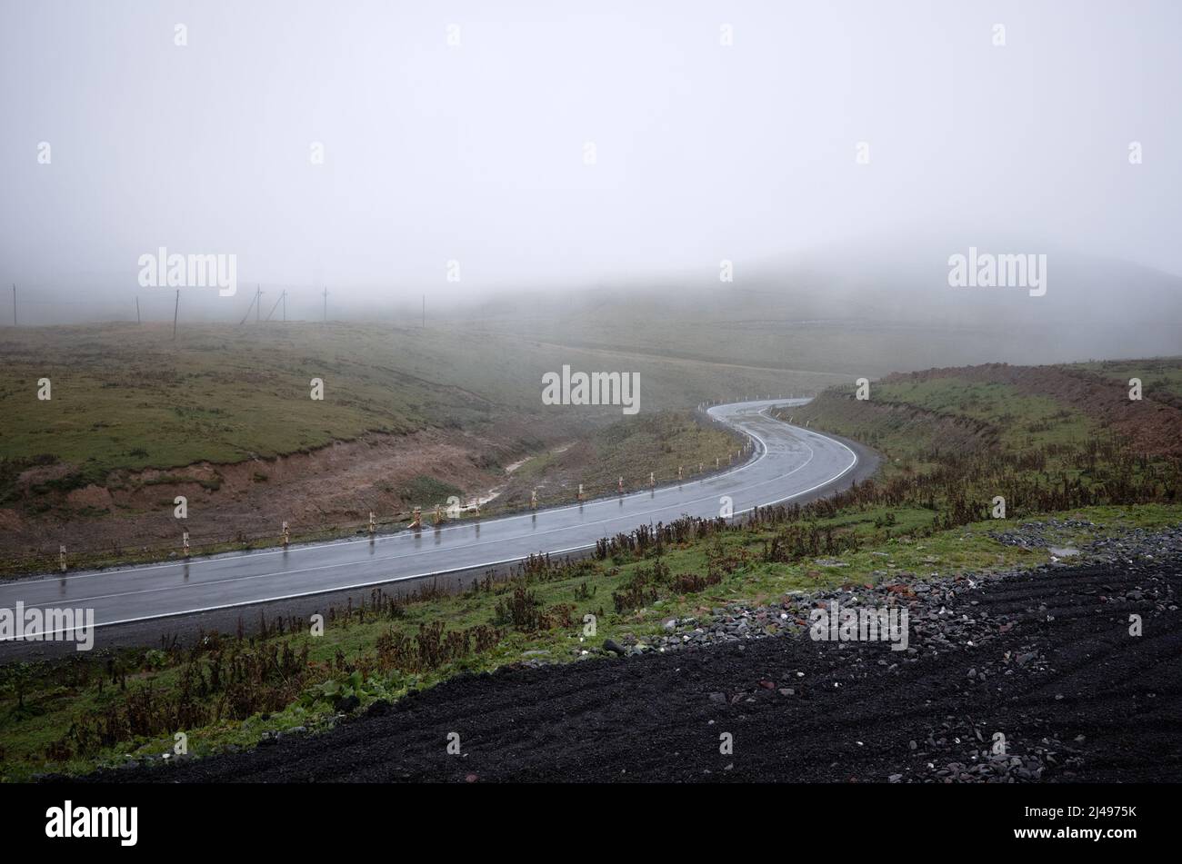 Famous route in Georgia called Georgian Military Road or Georgian ...