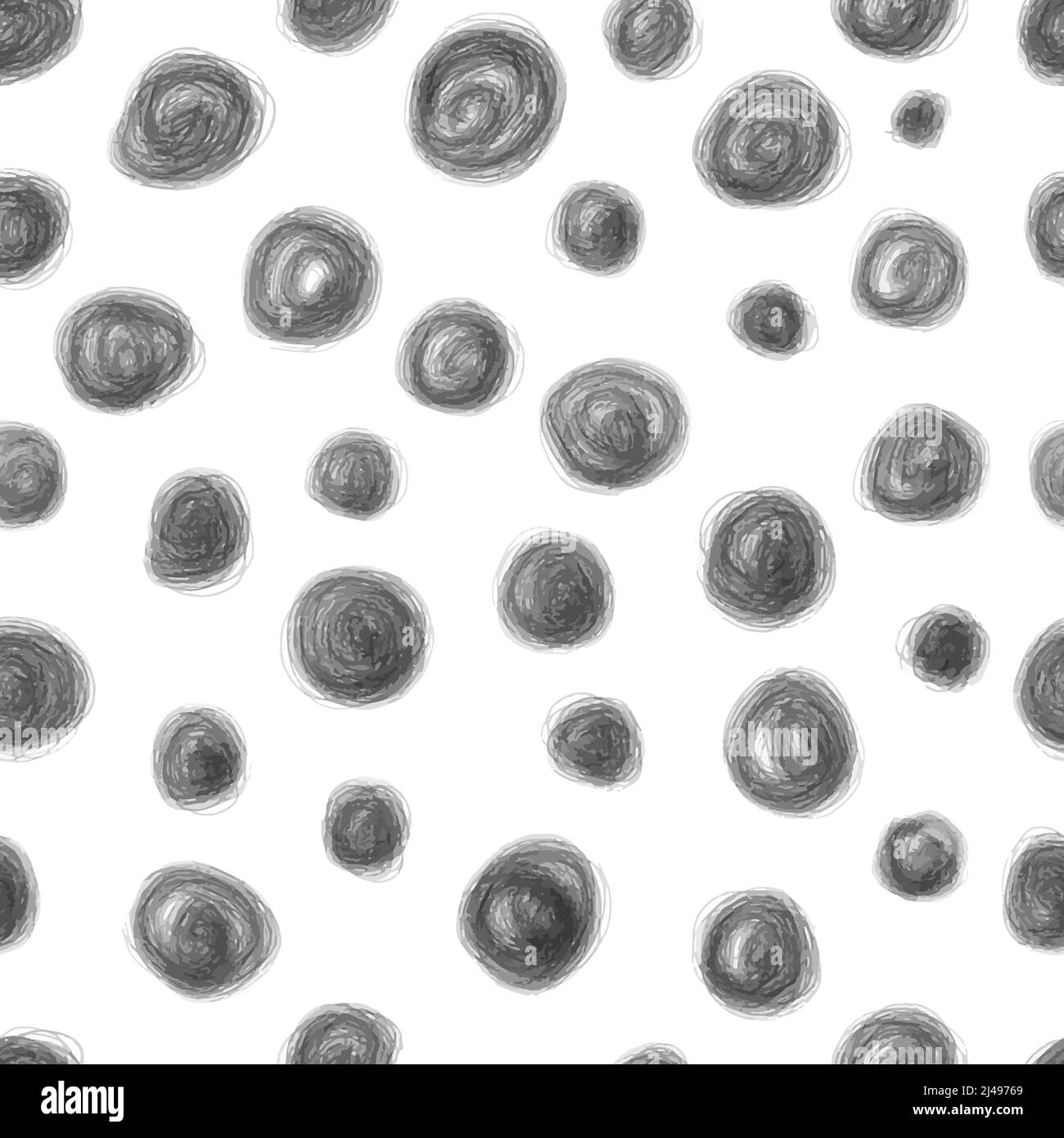 Concentric circles on white- seamless minimalistic vector black and ...