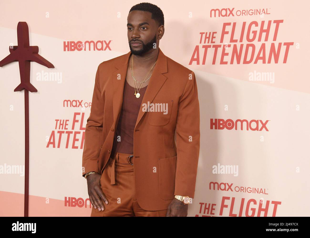 Hollywood, CA, April 12, 2022. Mo McRae arrives at the HBO Max Original ...