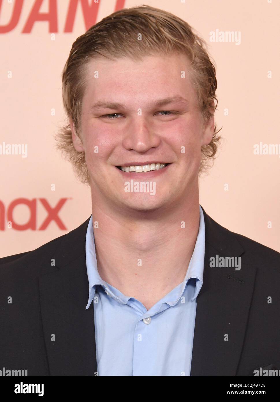 Hollywood, CA, April 12, 2022. Austin Aaron arrives at the HBO Max ...