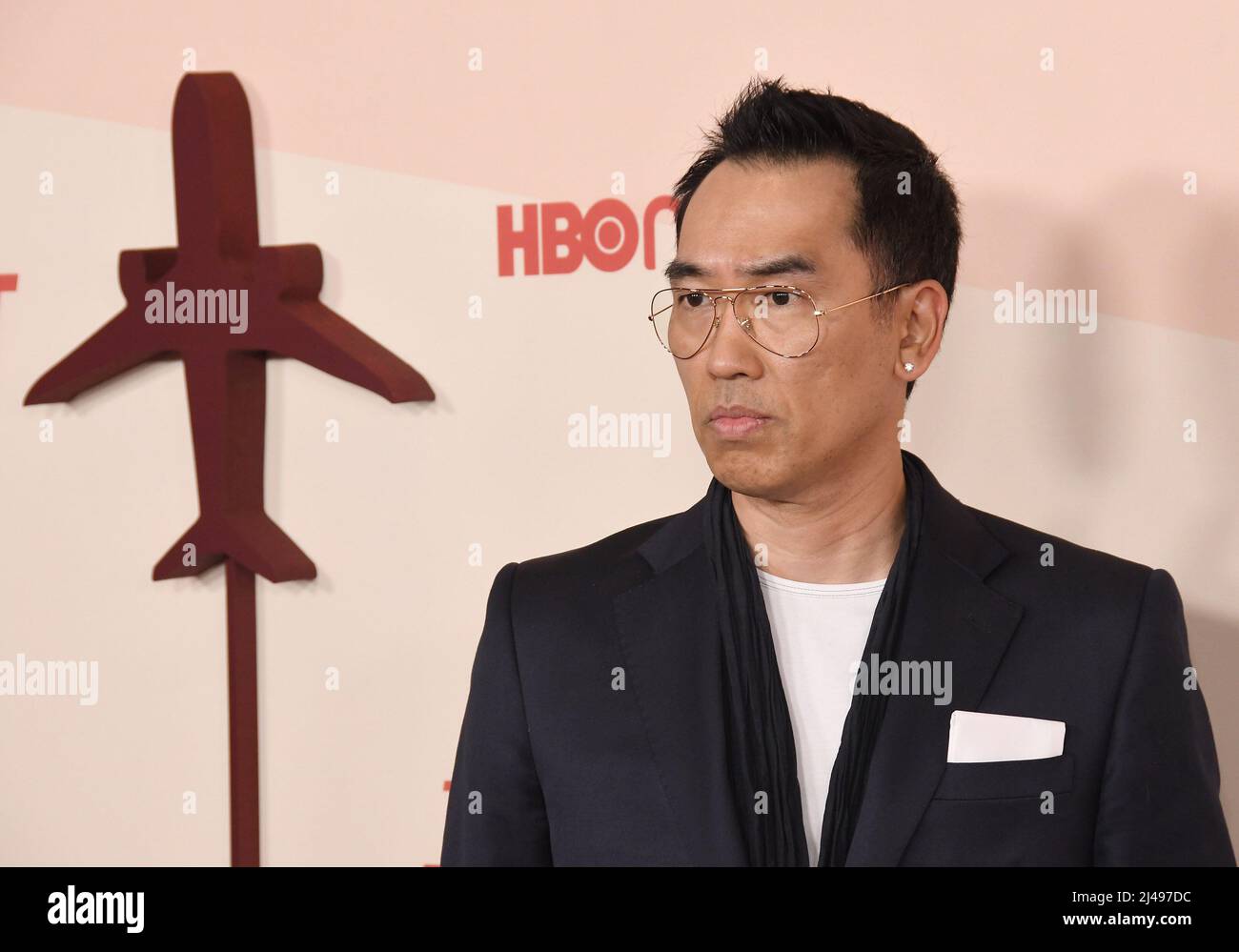 Hollywood, CA, April 12, 2022. Bruce Baek arrives at the HBO Max ...