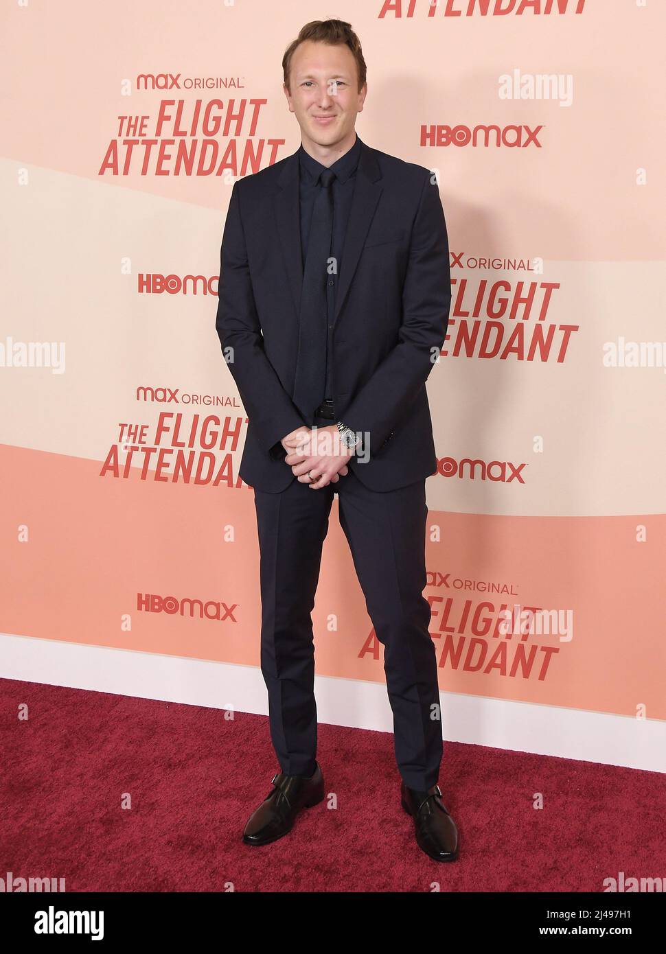 Hollywood, CA, April 12, 2022. Sean Patrick Small arrives at the HBO ...