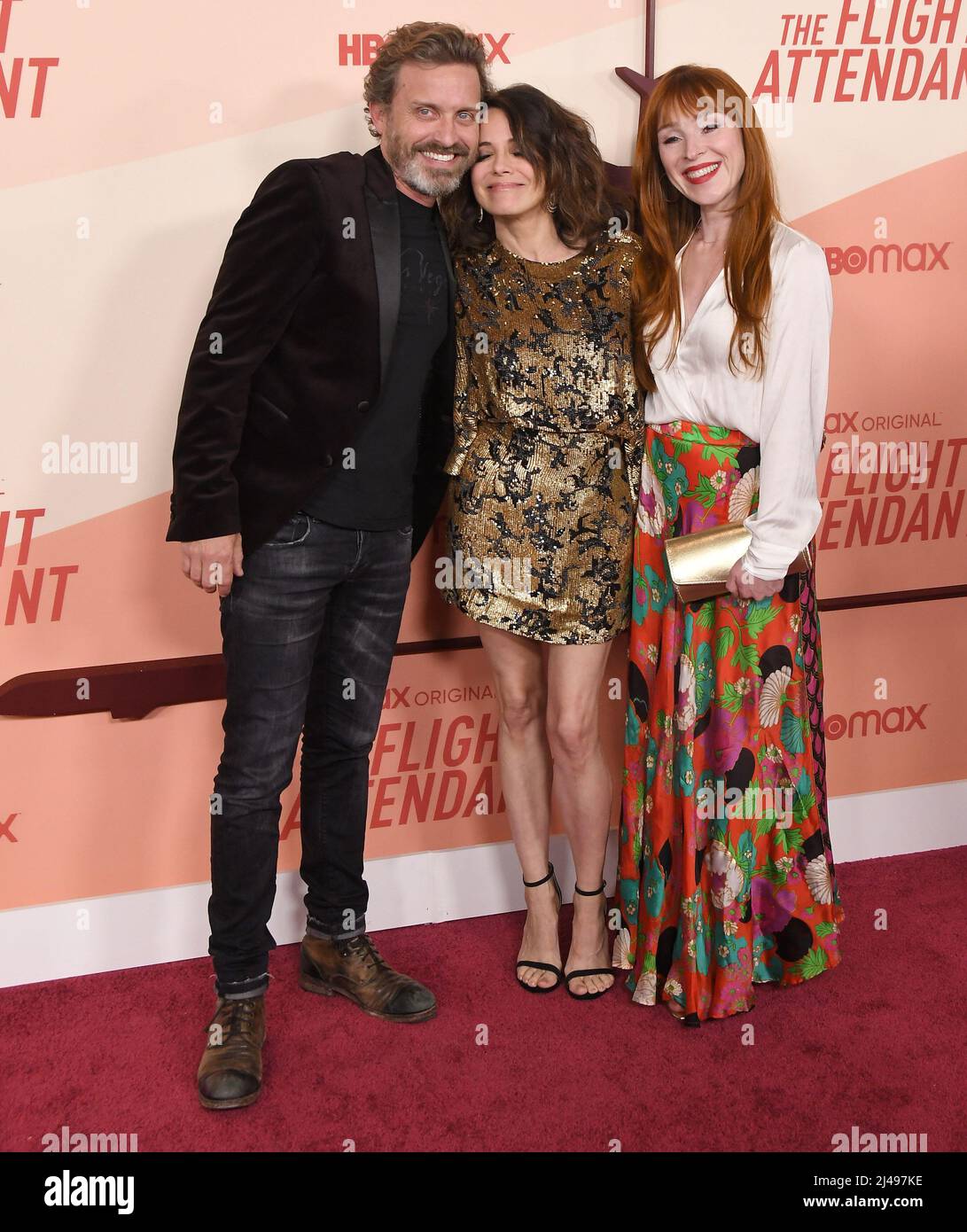 Hollywood, CA, April 12, 2022. (L-R) Rob Benedict, Alana Ubach and Ruth ...
