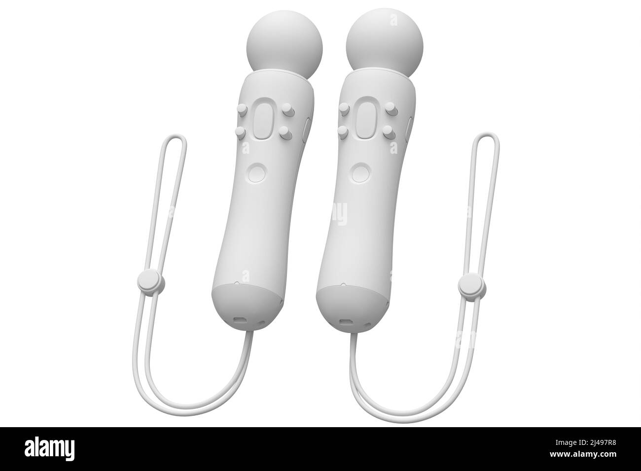 Virtual reality controllers for online and cloud gaming on white ...