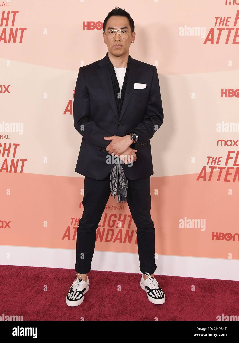 Los Angeles, USA. 12th Apr, 2022. Bruce Baek arrives at the HBO Max ...