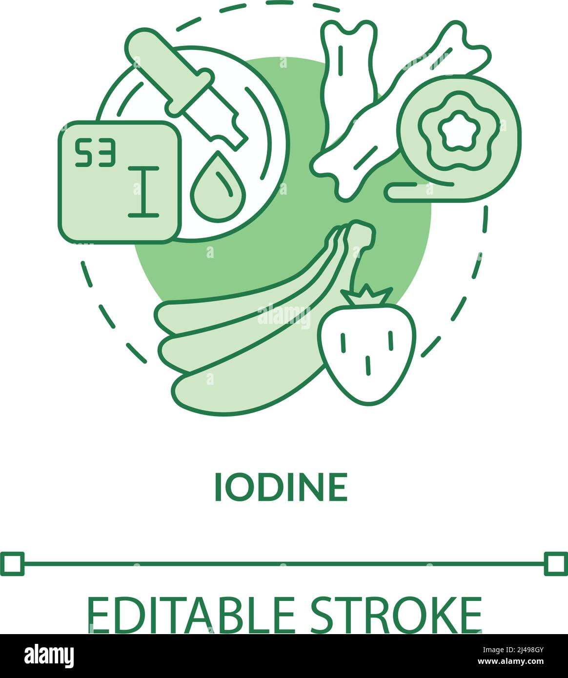 Iodine source Stock Vector Images - Alamy