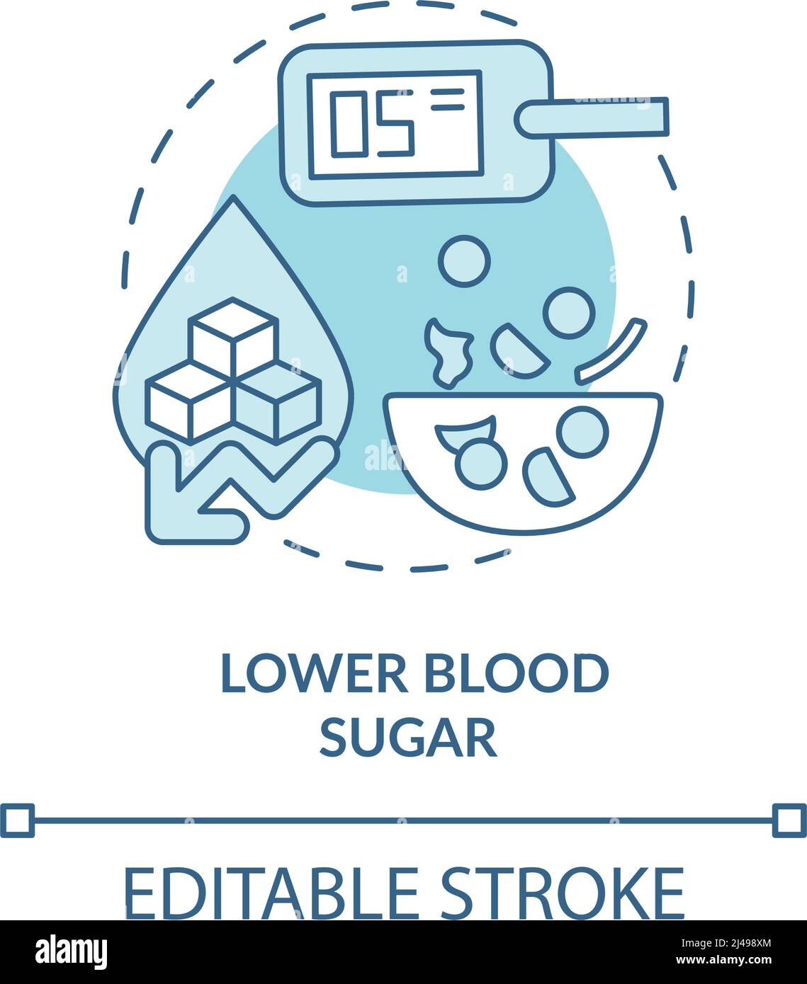 Lower sugar Stock Vector Images - Alamy