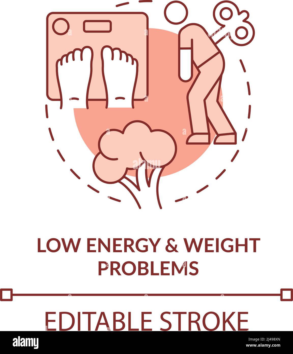 Low food energy Stock Vector Images - Alamy