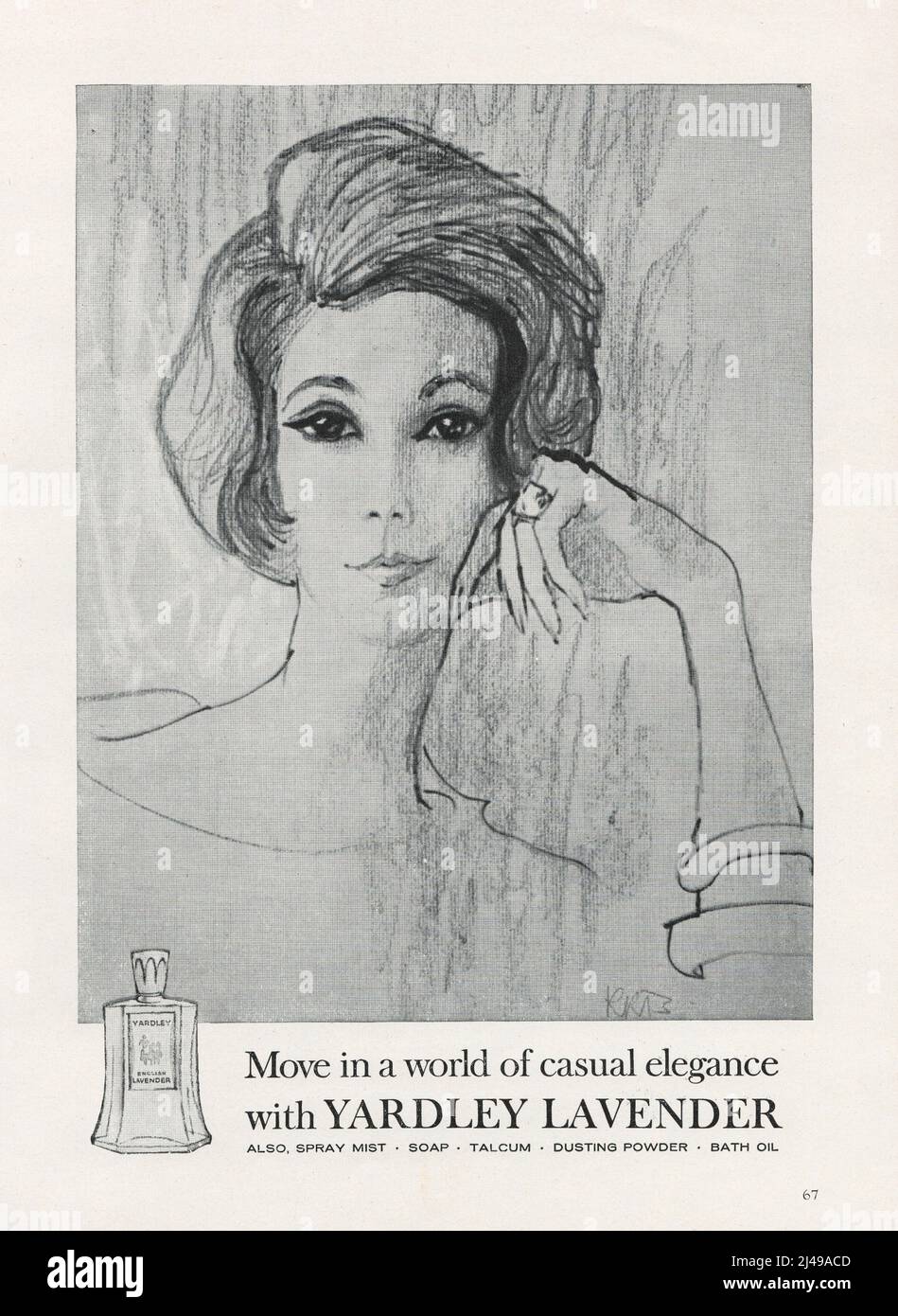 Yardley advert hi-res stock photography and images - Alamy