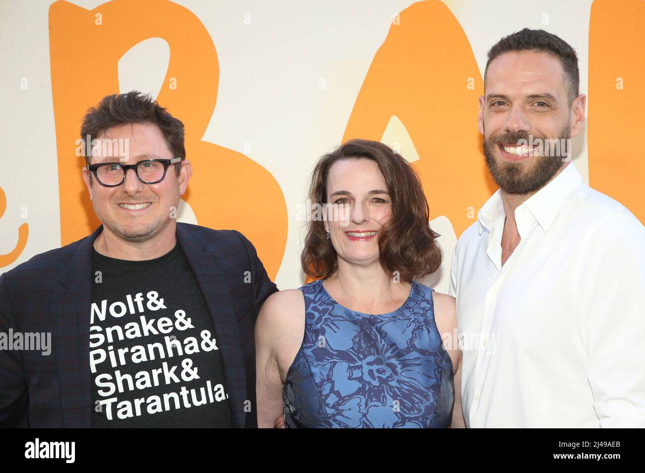 Los Angeles, Ca. 12th Apr, 2022. Damon Ross, Rebecca Huntley, Pierre ...