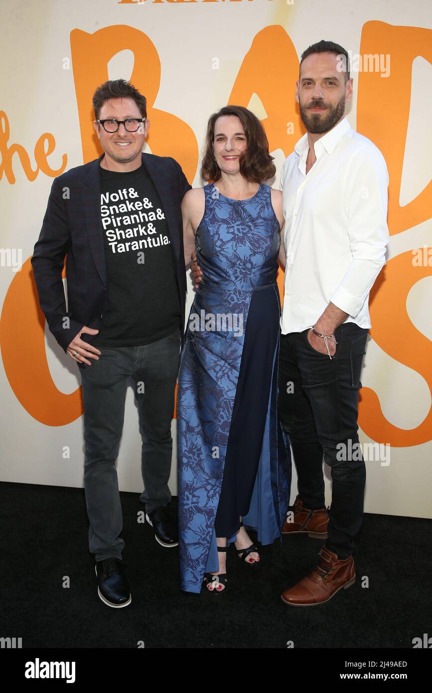 Los Angeles, Ca. 12th Apr, 2022. Damon Ross, Rebecca Huntley, Pierre ...