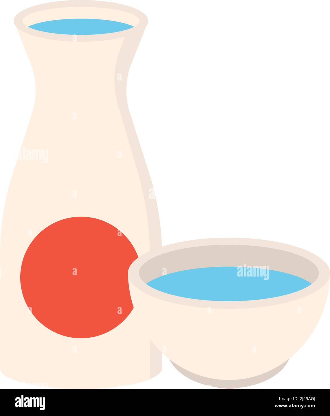 japanese wine sake Stock Vector Image & Art - Alamy