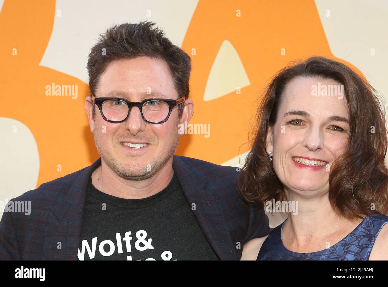 Los Angeles, Ca. 12th Apr, 2022. Damon Ross, Rebecca Huntley, at the ...