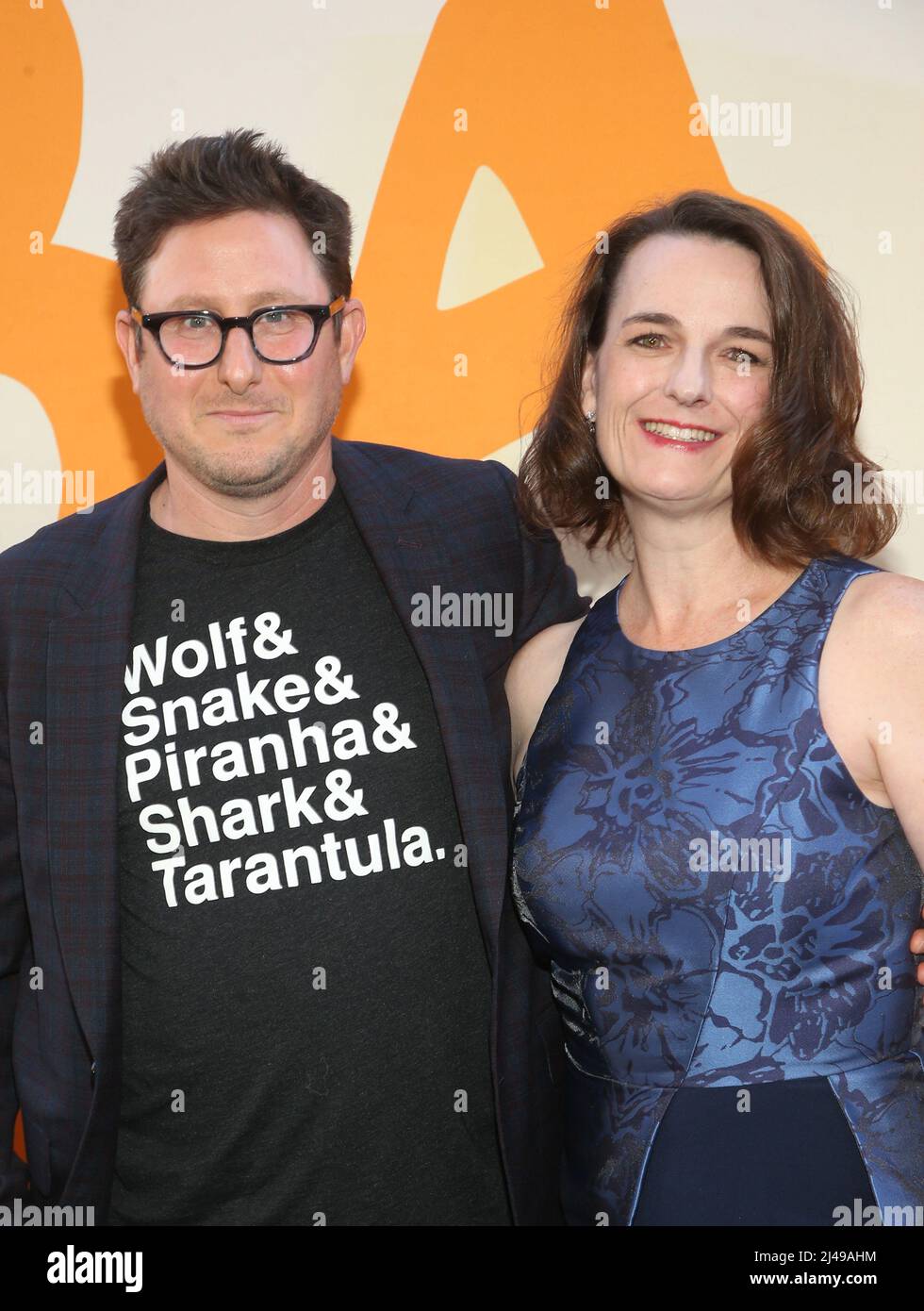 Los Angeles, Ca. 12th Apr, 2022. Damon Ross, Rebecca Huntley, at the ...