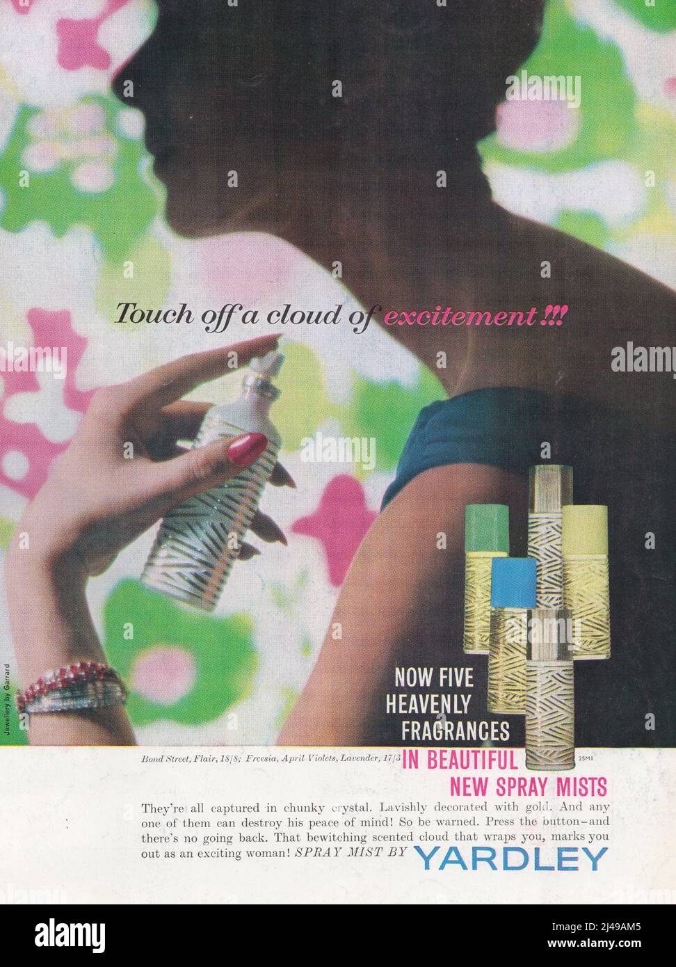 Yardley advertisement advert ad 1960s 60s 1950s advertising. Vintage ...