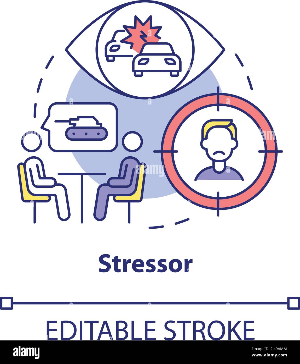 Stressor Stock Vector Images - Alamy