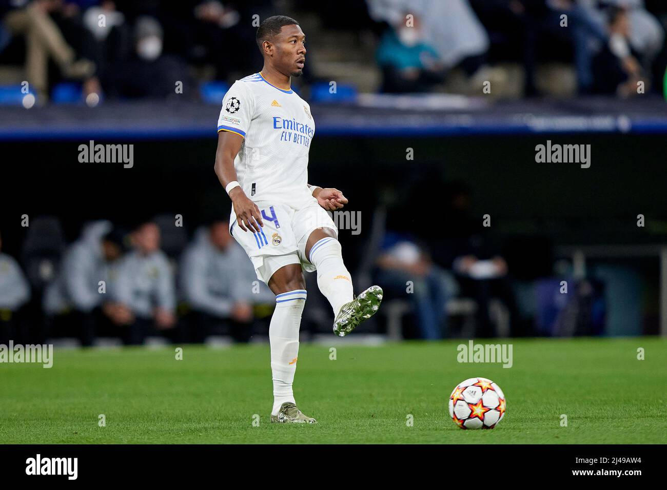 David Alaba of Real Madrid during the UEFA Champions League match ...